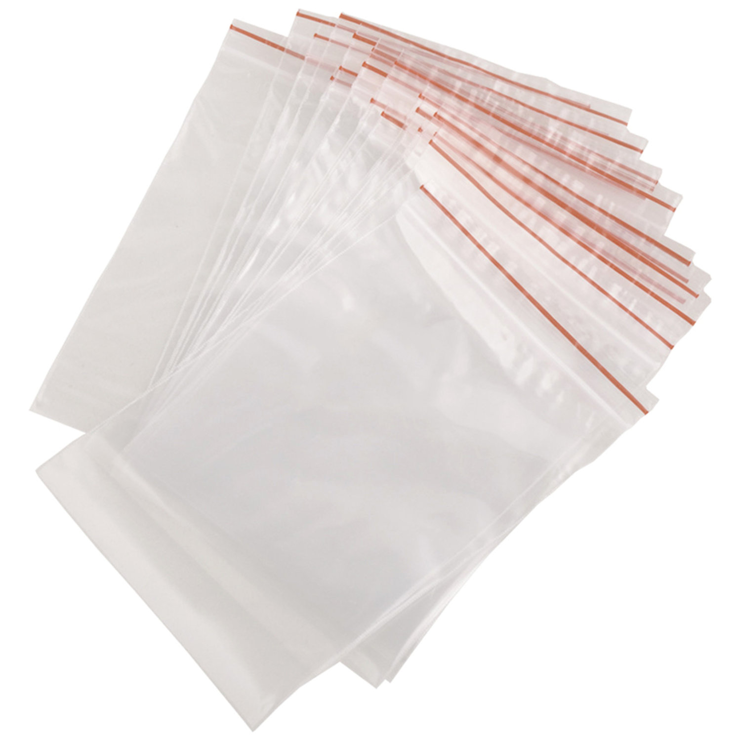 100-Pak - 17x23cm Ziplock / Lynlåsposer / Zip Lock Poser | CDON