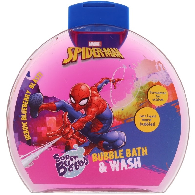 Marvel Spider-Man Super Bubbly Bubble Bath & Wash 300ml | CDON