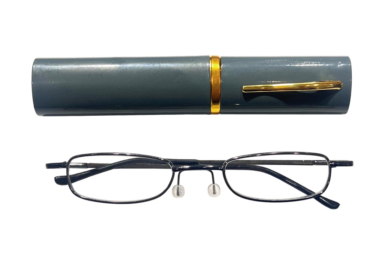 Duga Läsglasögon 2.0 med fodral grå | CDON