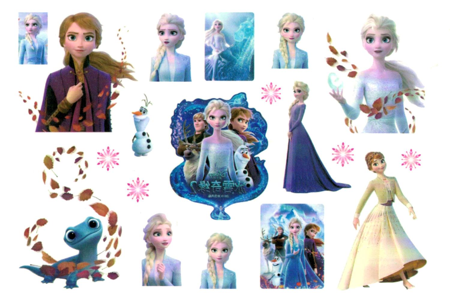Frozen-tatueringar för barn 14 st Elsa & Anna tatueringar från Frost | CDON