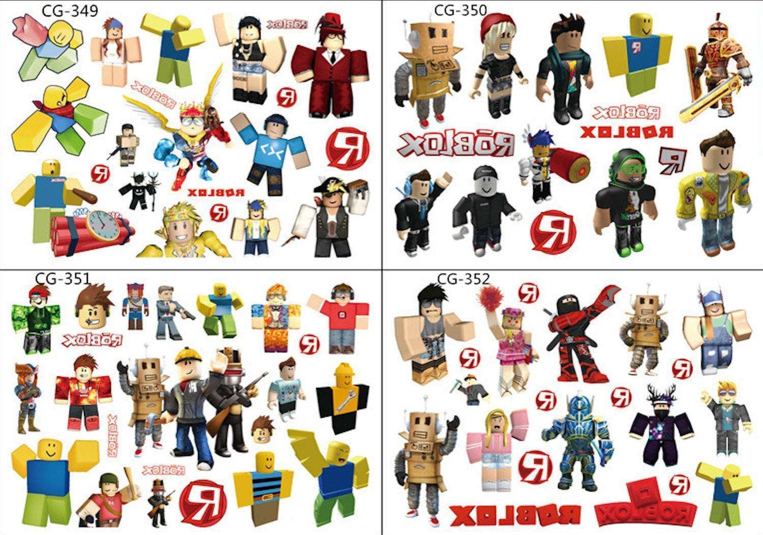 Roblox Tatoveringer - 4 ark - Barnetatoveringer | CDON