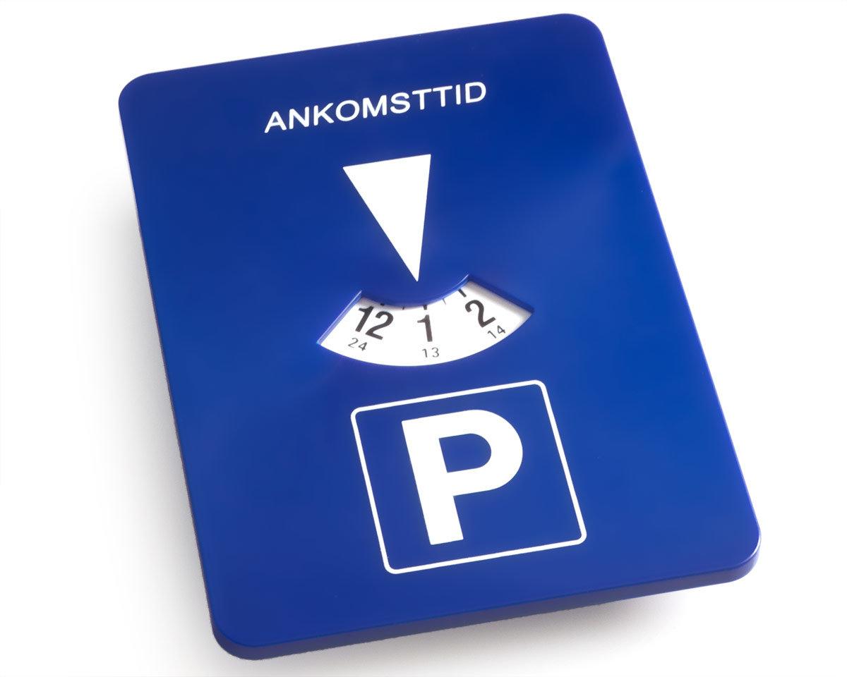 Automatisk P-Skiva alltid rätt tid Parkeringsskiva Blå | Blue | 113 ...