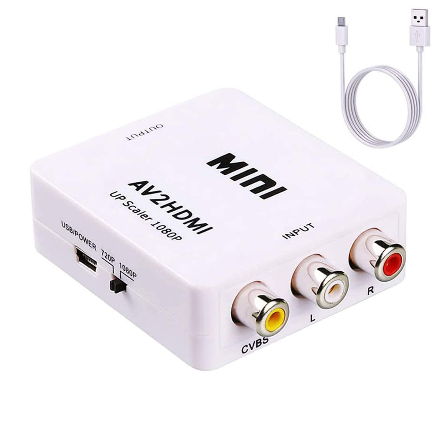 Komposit RCA CVBS AV til HDMI Converter Adapter | CDON