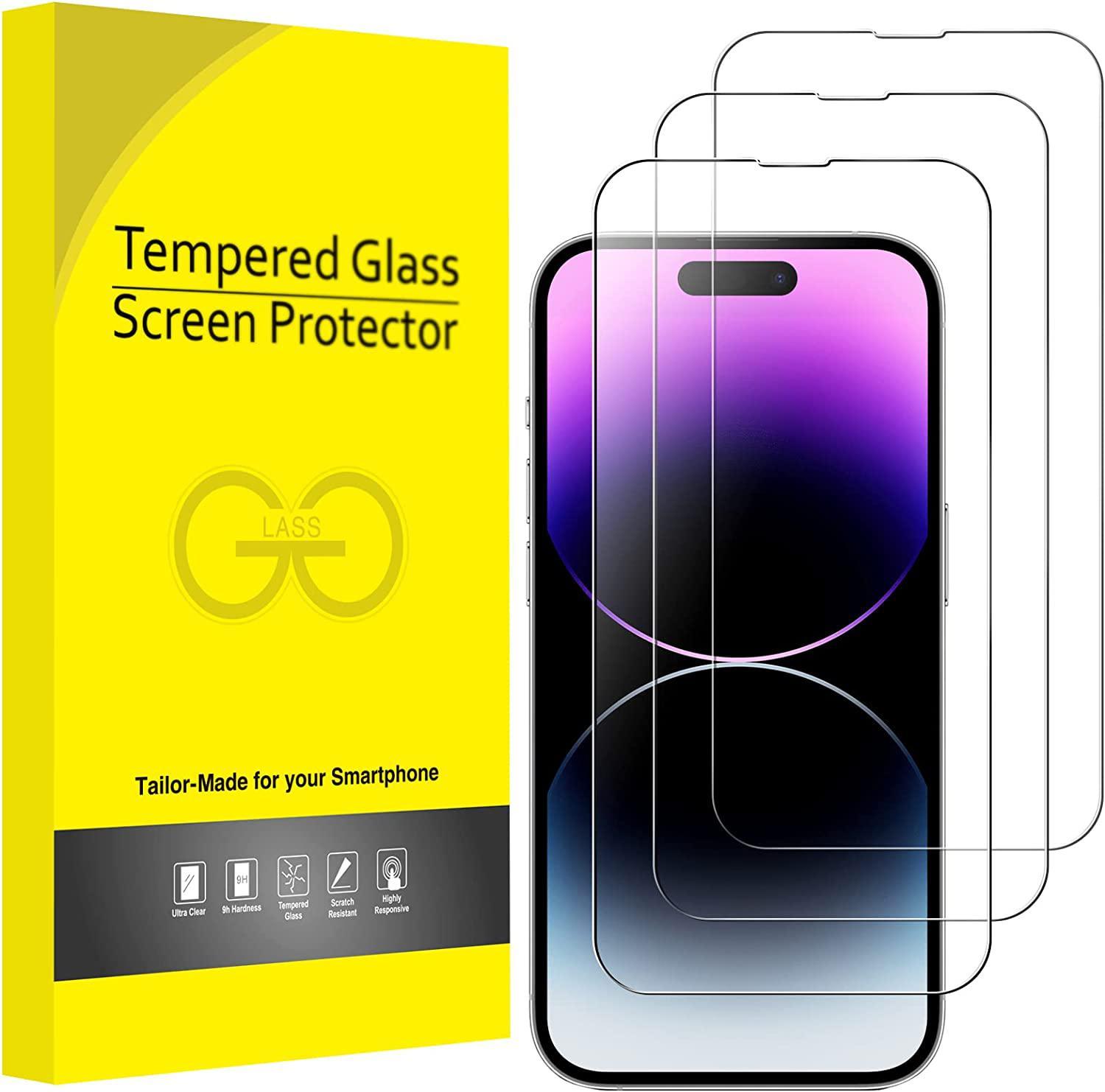 3X Härdat Glasskydd iPhone 15 Pro Max | CDON