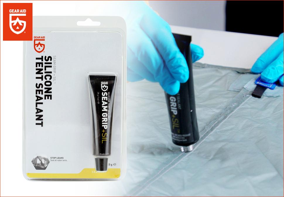 GEAR AID SEAM GRIP+ SILICONE 28 gram, sömtätning för tält av silkon och ...