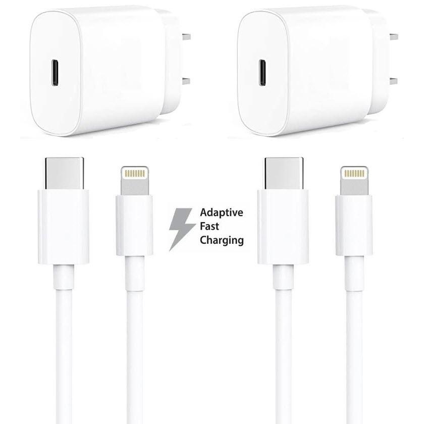 iPhone charger for Apple 12 Pro Max USB-C power adapter 20W PD With 1m ...