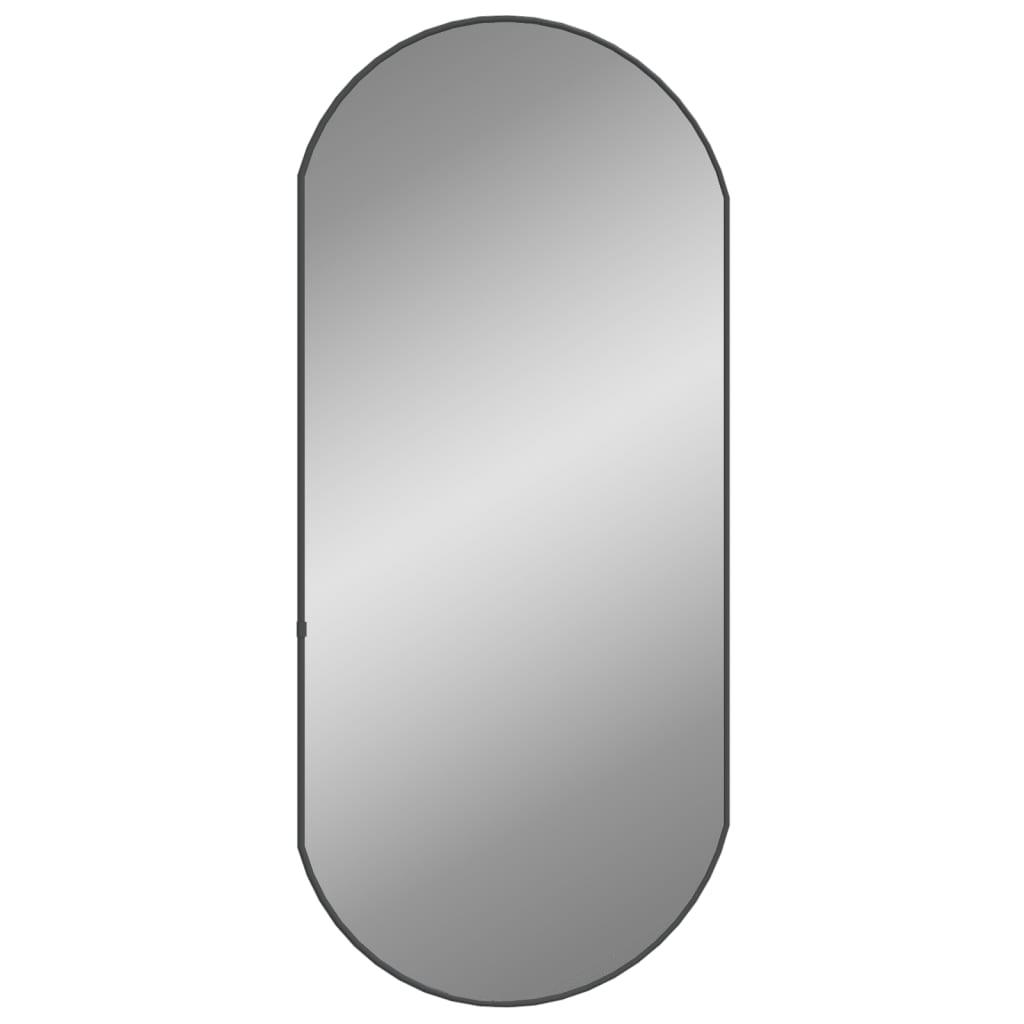 vidaXL Veggspeil svart 90x40 cm oval | CDON