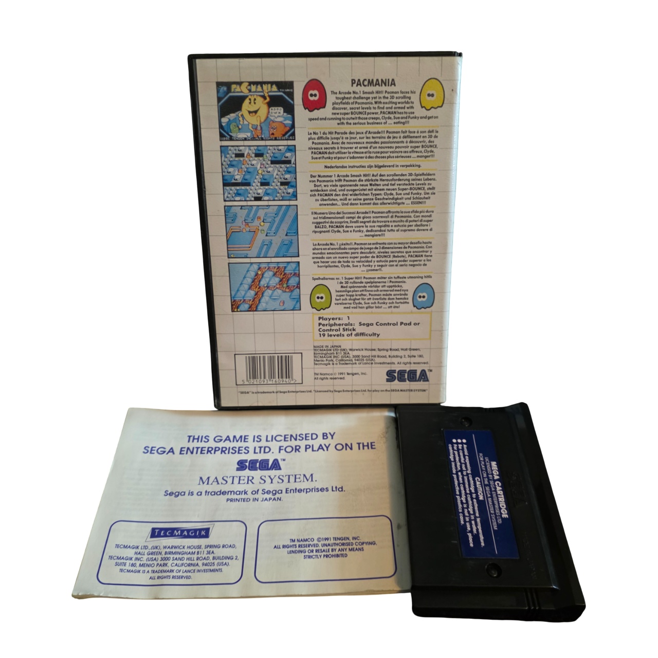 Pac-Mania (EUR / Master System) CIB - Solblekt | CDON