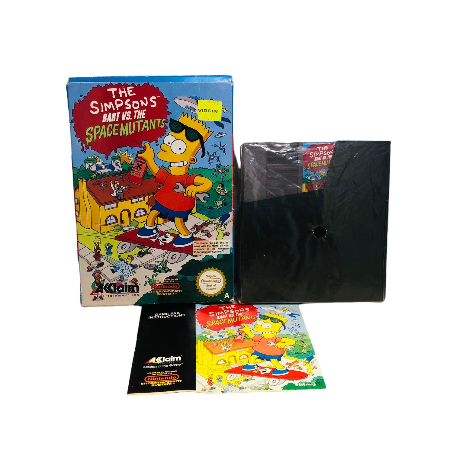 The Simpsons: Bart vs. The Space Mutants (UKV / NES) CIB | CDON