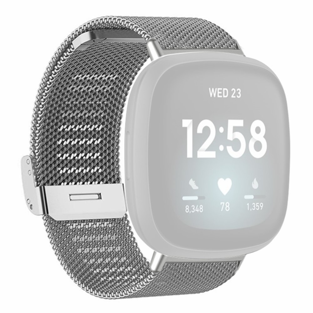 Fitbit Versa 4 / Versa 3 / Sense 2 / Sense Watch Armband Ersättningsarmband i rostfritt stål ...