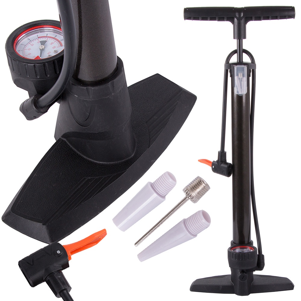 Universell Pump / Luftpump - Cykelpump med Manometer | CDON