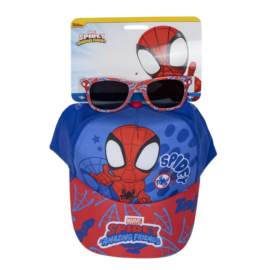 Spidey solglasögon & keps för Barn – Spider-Man Barnset | CDON