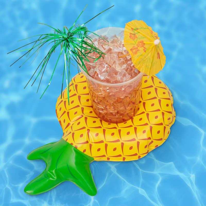 Flytande Drinkhållare / Mugghållare till Poolen - Ananas | CDON