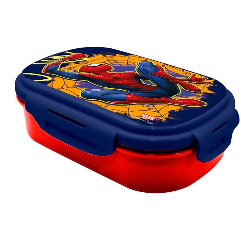 Spiderman Marvel lunch box + cutlery | CDON