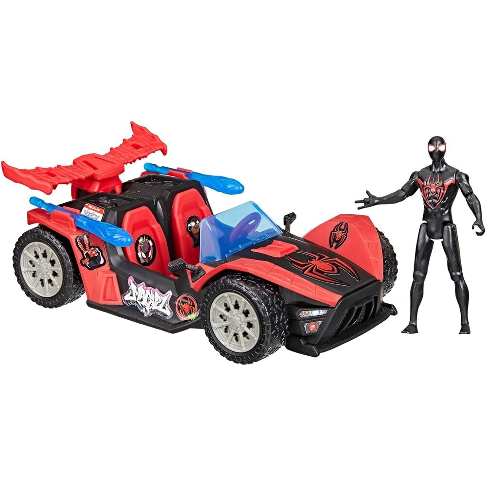 Marvel Spider-Man Venom Versus Launcher car + Miles Morales figure | CDON