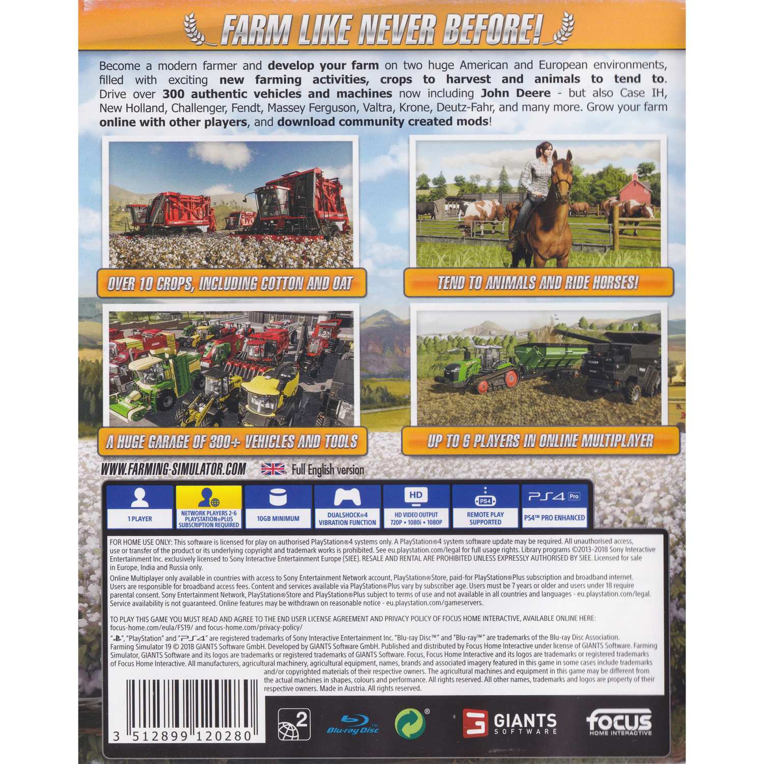 Farming Simulator 19 Playstation 4 PS4 (Begagnad) | CDON