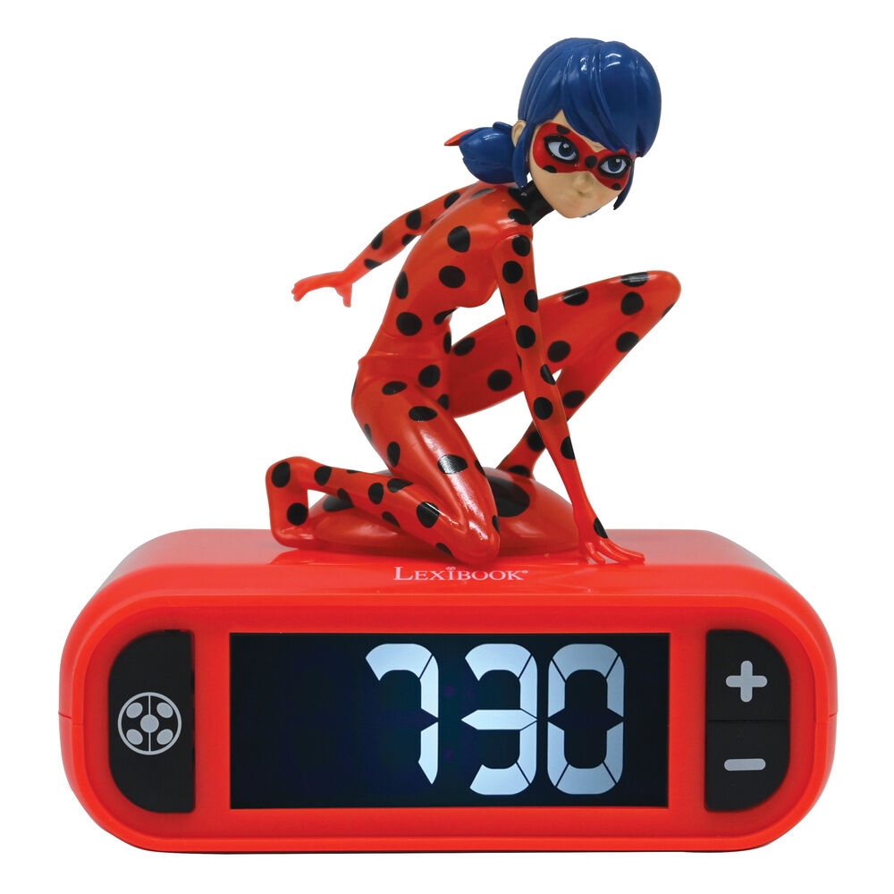 Miraculous Ladybug 3D Night Light Alarm Clock | CDON