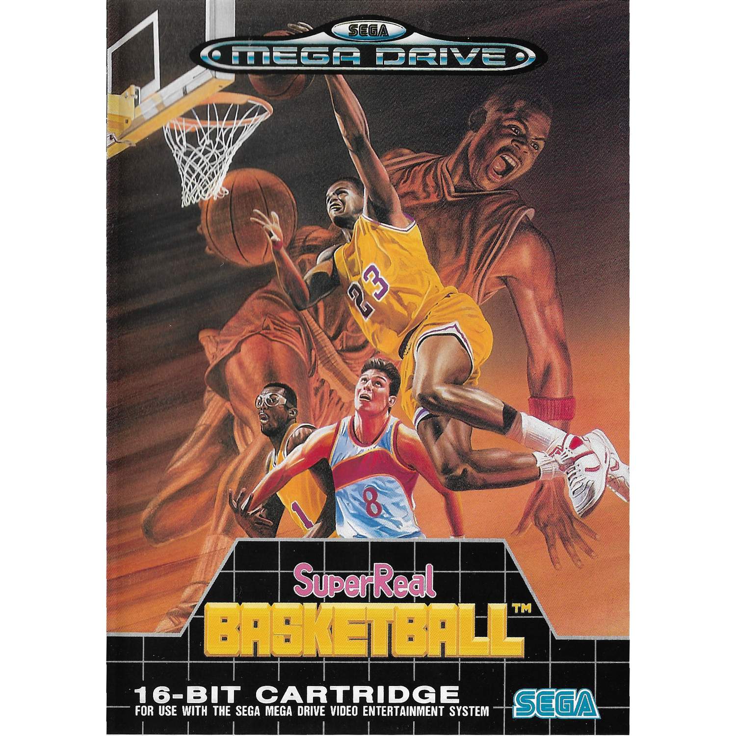 Super Real Basketball Sega Mega Drive (käytetty) | CDON