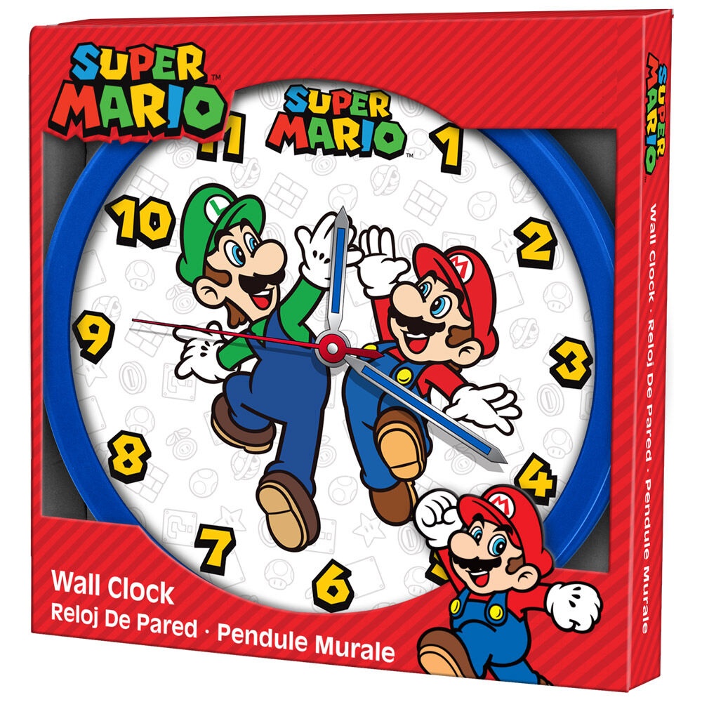 Super Mario Bros wall clock | CDON