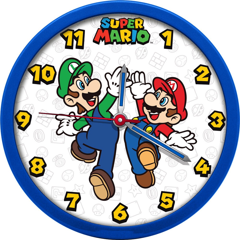 Super Mario Bros wall clock | CDON