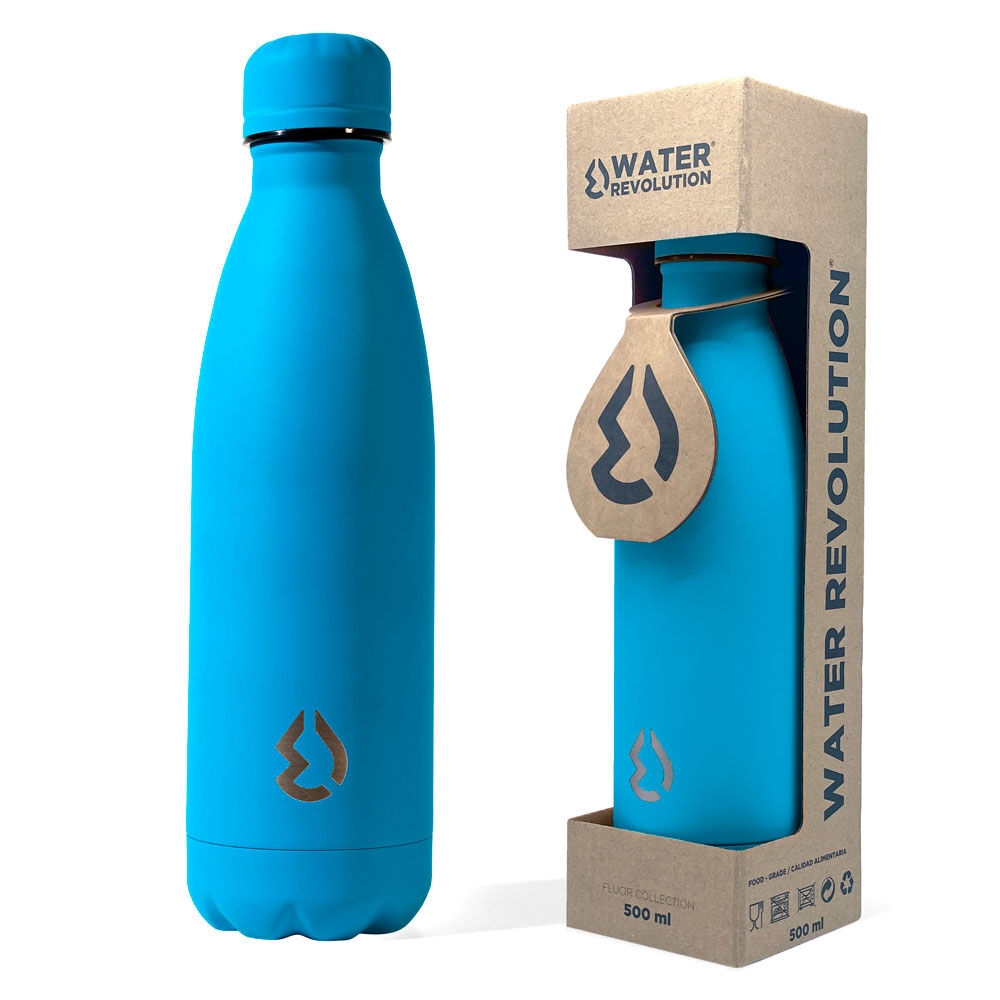 Water Revolution Fluor Blue water bottle 500ml | CDON