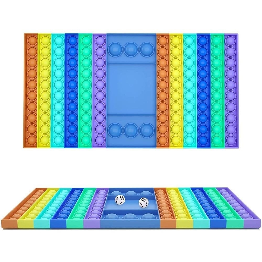 Pop it Spel Plop Up Fidget - stor fidget toys pop it leksak sensory ...