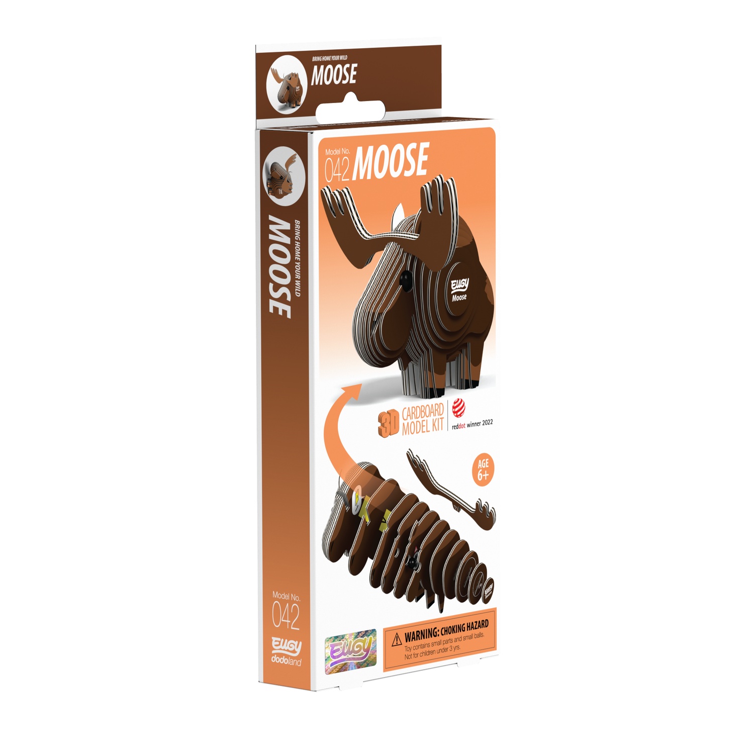 3D Cardboard Model Kit - Älgdesign för kreativt byggande | CDON