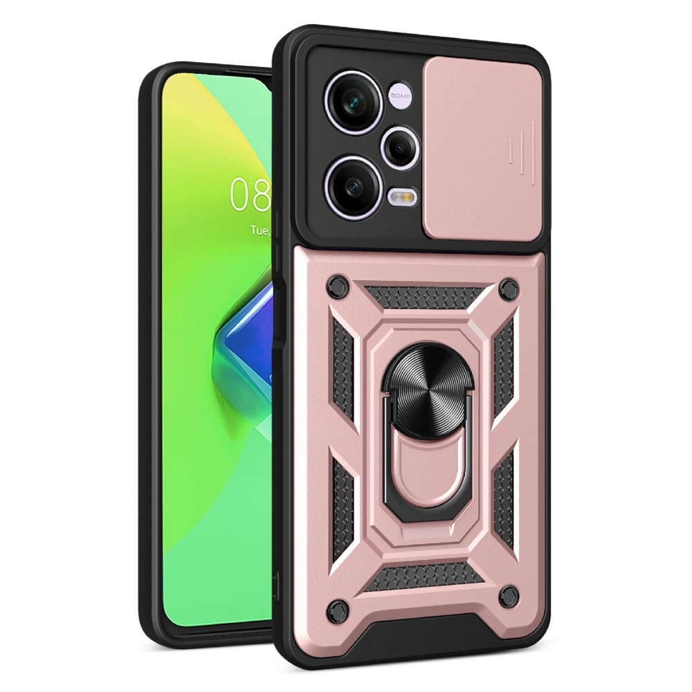 Xiaomi Redmi Note 12 Pro 5G Skal CamShield Ring Hybrid Roséguld | CDON