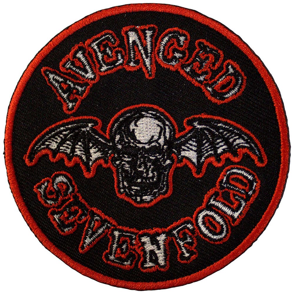 Avenged Sevenfold Woven Patch: Deathbat Orange Border (Standard) | CDON