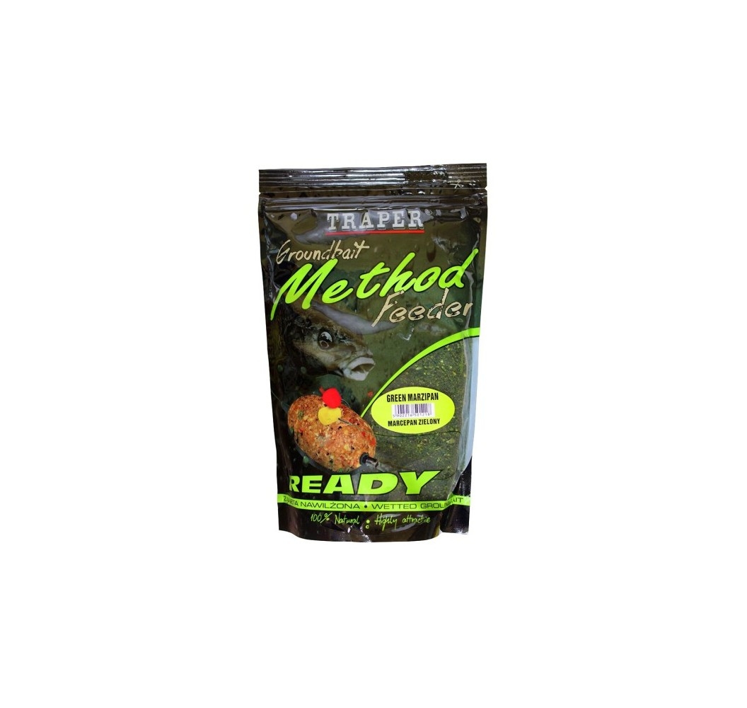 Groundbait TRAPER Method Feeder Ready Grön marsipan 750g | CDON