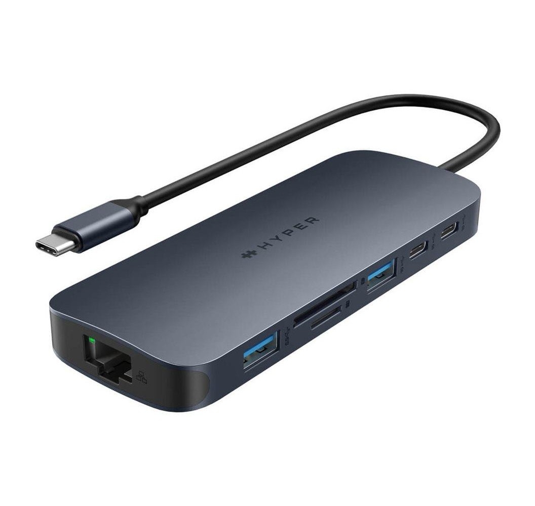 Hyper, HyperDrive EcoSmart Gen.2 Universal USB-C 10-i-1 Hub med 140 W PD3.1 Power Pass-thru | CDON