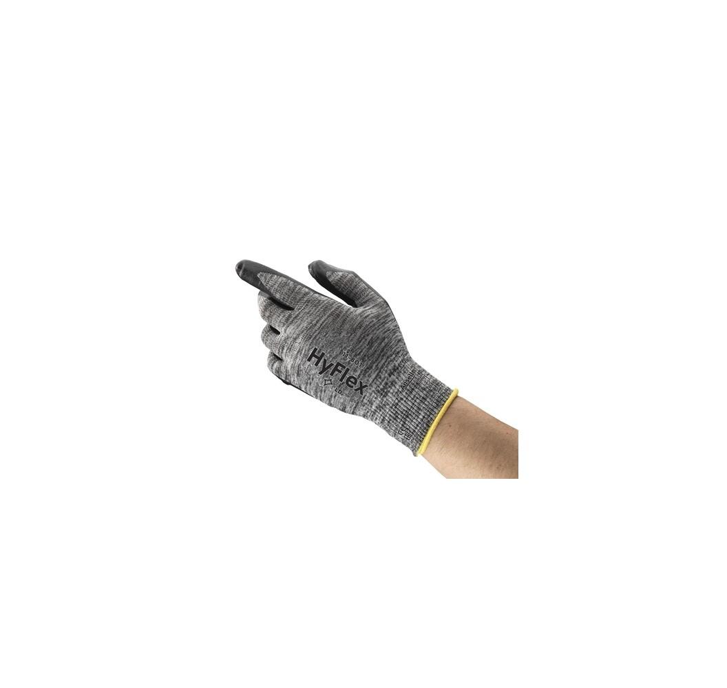 Skyddshandskar Ansell HyFlex 11-801, nylon, skumnitril med handflatan ...