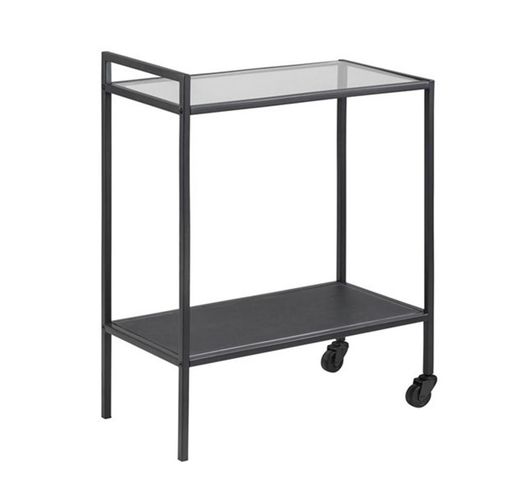 Serveringsvogn SEAFORD 60x30xH75cm, sort | CDON