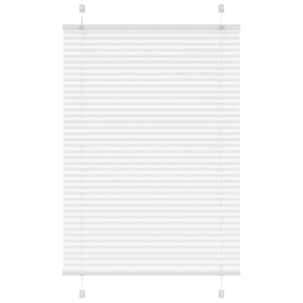 Plisserad persienn vit 95x100 cm tyg bredd 94,4 cm polyester | CDON