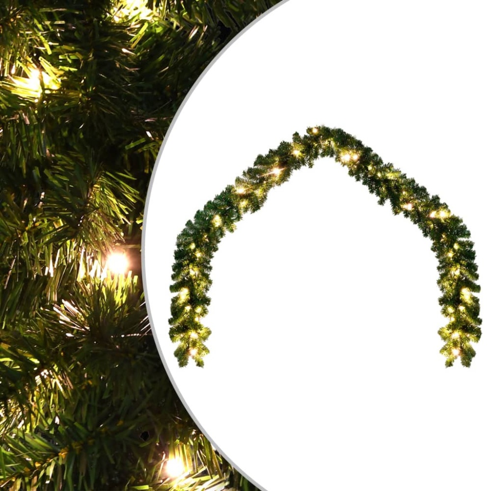 Julkrans med LED-lampor 5 m | CDON