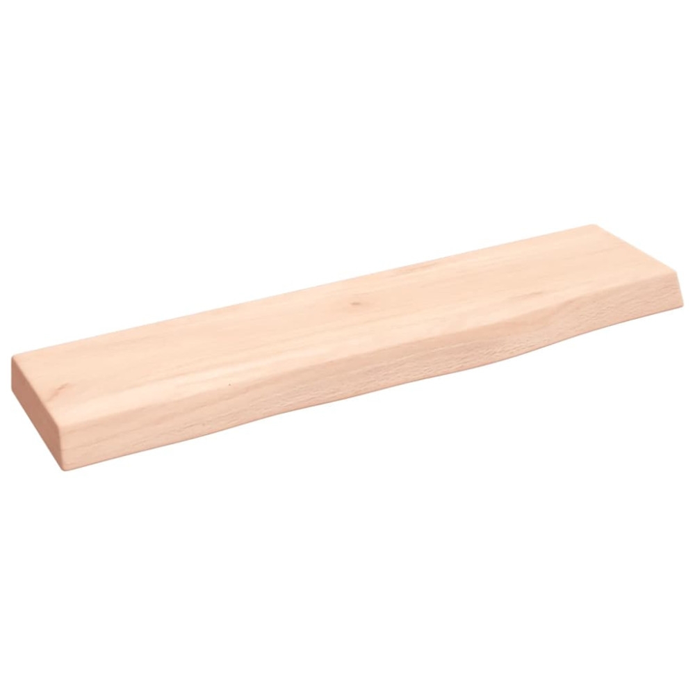 Hyllplan 40x10x2 cm obehandlad massiv ek | CDON