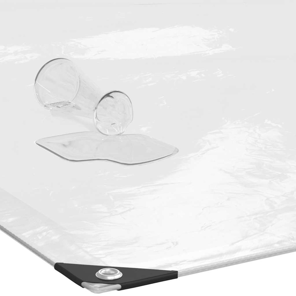 Genomskinlig presenning med öljetter 2x2 m polyeten | CDON