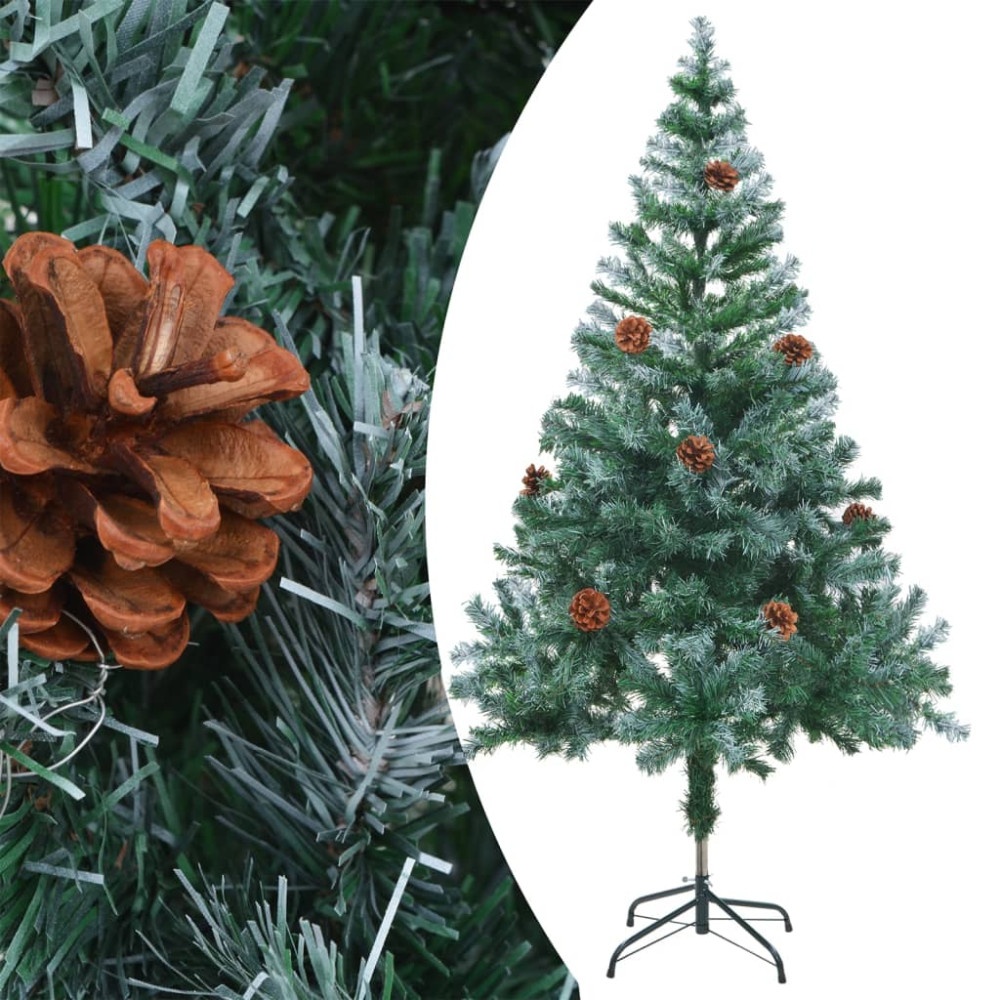 Frostad plastgran med kottar 150 cm | CDON