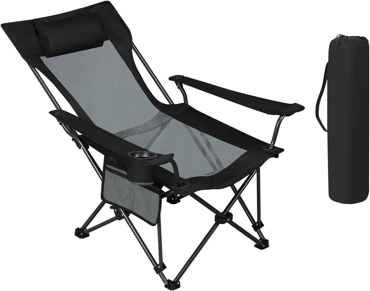 Rootz Ultimate Outdoor Folding Camping Stol - Justerbar hvilestol ...