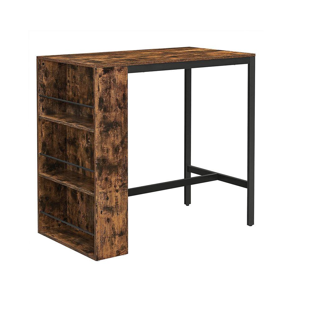 Rootz Barbord - Industriell design Barbord - Barbord med hylla ...