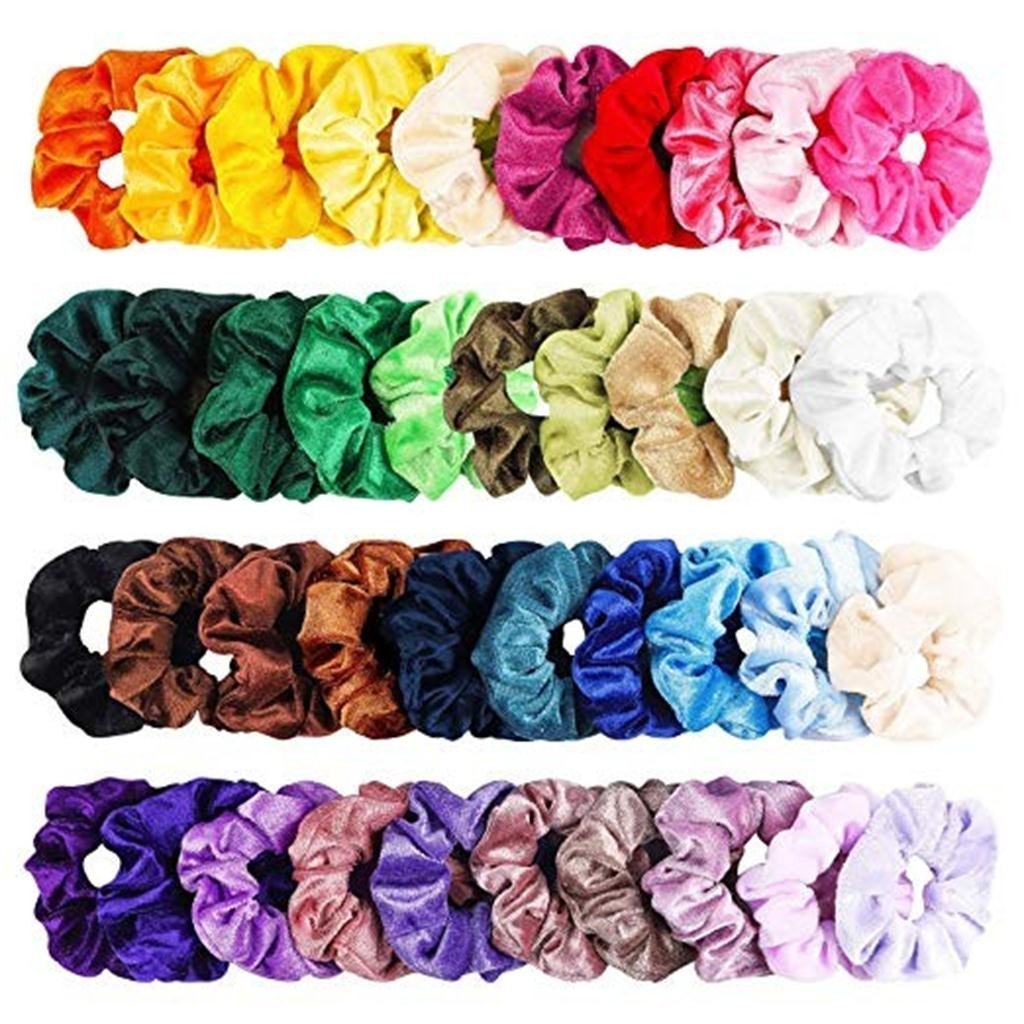 36st Velvet hair Scrunchies, hårsnoddar , hårband , Hair bands | CDON